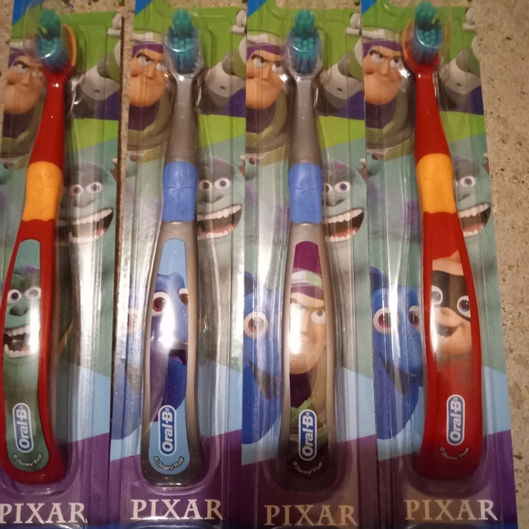 Pixar | Bath & Body | 4 Pixar Toothbrushes | Poshmark